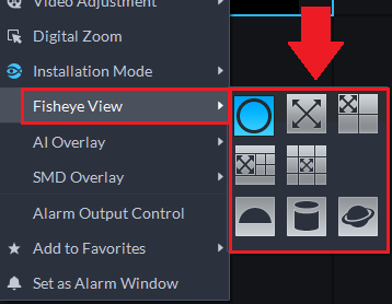 How to Use the Dewarping Features on a Fisheye Camera Using Amcrest ...