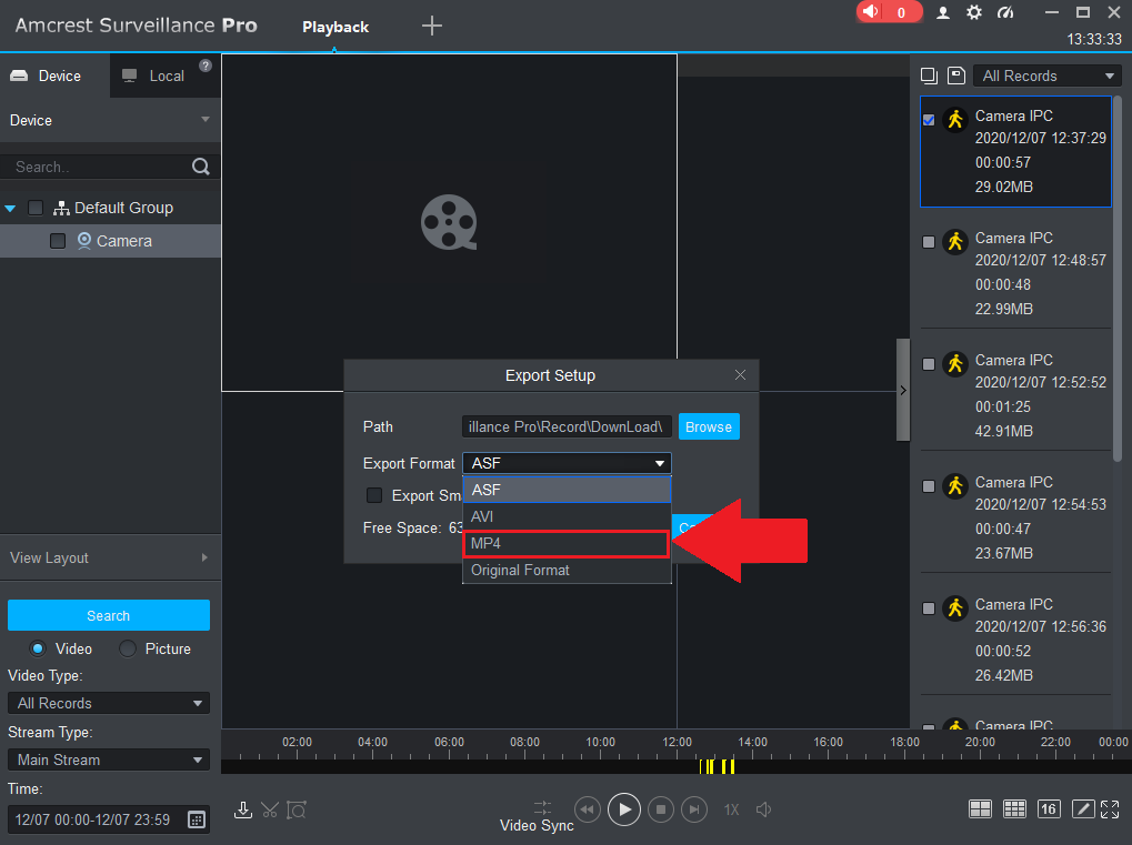 How To Download Recordings From An Amcrest Device Using Different ...