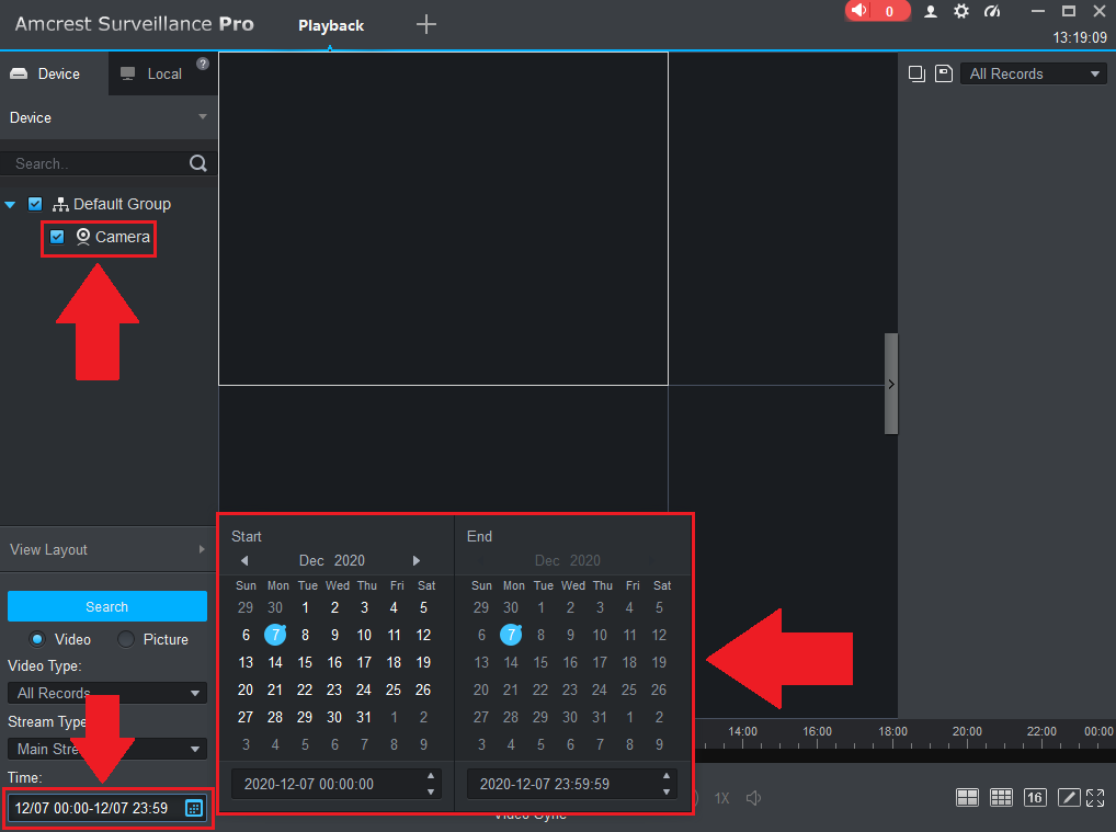 How To Download Recordings From An Amcrest Device Using Different ...